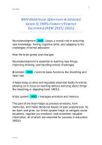 WGU D664 Pre- Assessment Review (New 2025/ 2026 Update) Learners and ...