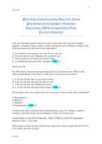 MED-SURG CERTIFICATION PRACTICE EXAM QUESTIONS WITH CORRECT VERIFIED ...