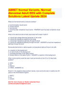 ABRET Normal Variants, Normal/ Abnormal Adult EEG with Complete ...