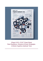 CCAT Cheat Sheet_Real Questions_Answers_Exam Strategies (Criteria ...