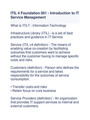 ITIL 4 Foundation 001 - Introduction to IT Service Management - DocMerit
