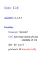 Alcohols organic chemistry study notes - DocMerit