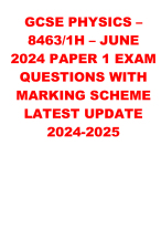 GCSE Physics – AQA Paper 1 (8463/1H) | June 2024 Higher Tier Exam with Full Mark Scheme - DocMerit