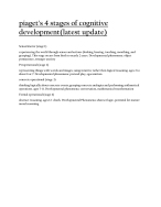 piaget-s 4 stages of cognitive development(latest update). - DocMerit