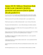 AMMO-68-DL Military Munitions Rule (Cert) 2023 (4E- F46/645-F30 DL ...