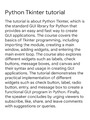 Python tkinter full course - DocMerit