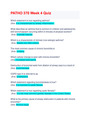 PATHO 370 Week 4 Quiz: Questions & Answers: Updated Solution - DocMerit