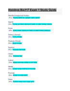 BIO 117 Exam 1 Study Guide: Hondros Bio 117 Exam 1 Study Guide ...
