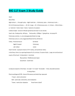 BIO 117 Exam 3 Study Guide: Updated A+ Guide Solution - DocMerit