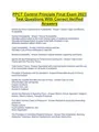 PPCT Control Principle Final Exam 2023 Test Questions With Correct ...