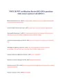 NMTCB PET certification Review2023-2024 questions with correct answers ...