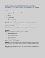 HESI A2 BIOLOGY PRACTICE TEST 2025 WITH 25 ESSENTIAL QUESTIONS ...