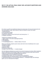 NR 511 CEA Exam 2025–2026 Clinical Encounter Assessment Accurate Real ...