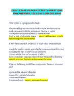 CADC EXAM (PRACTICE TEST) QUESTIONS AND ANSWERS 2022/2023 GRADED PASS ...