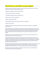 BIO 250 Exam 4 || with 100% Accurate Solutions. - DocMerit