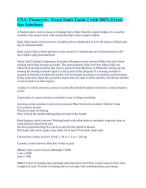 Prometric CNA FL Study Exam: Chapters 1-10 || with A+ Guaranteed ...