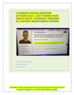 IHUMAN CYRUS HORTON CASE STUDY 57 YEAR OLD WITH ACUTE LEFT KNEE PAIN ...