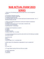 NAB ACTUAL EXAM 2023 SERIES MULTIPLE QUESTIONS WITH CORRECT ANSWERS ...