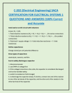C-202 (Electrical Engineering) SACA CERTIFICATION FOR ELECTRICAL ...