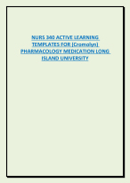 NURS 340 Active Learning Templates for Cromolyn – Pharmacology ...