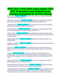 APEX Unit 1 Final Exam/70 Questions And Answers 100% Correct - DocMerit