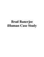 Brad Banerjee 31 Y/O C/O: Acute dizziness, HA, and unsteady gait ,iHuman Case Study. - DocMerit