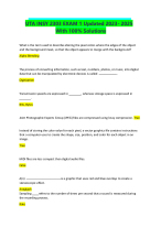 UTA INSY 2303 EXAM 1 Updated 2023- 2025 With 100% Solutions - DocMerit