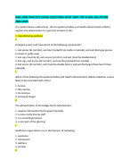 NAB CORE PRACTICE EXAM QUESTIONS WITH 100% TOP SCORE SOLUTIONS 2024-2025 - DocMerit
