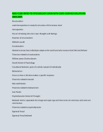 WGU C180 INTRO TO PSYCHOLOGY EXAM WITH 100% VERIFIED SOLUTIONS 2024 ...