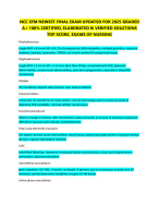 NCC EFM NEWEST FINAL EXAM UPDATED 2025 GRADED A+ 100% CERTIFIED, ELABORATED & VERIFIED SOLUTION ...