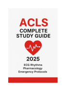 AHA ACLS Complete Study Guide 2025 | ECG Rhythms, Pharmacology ...