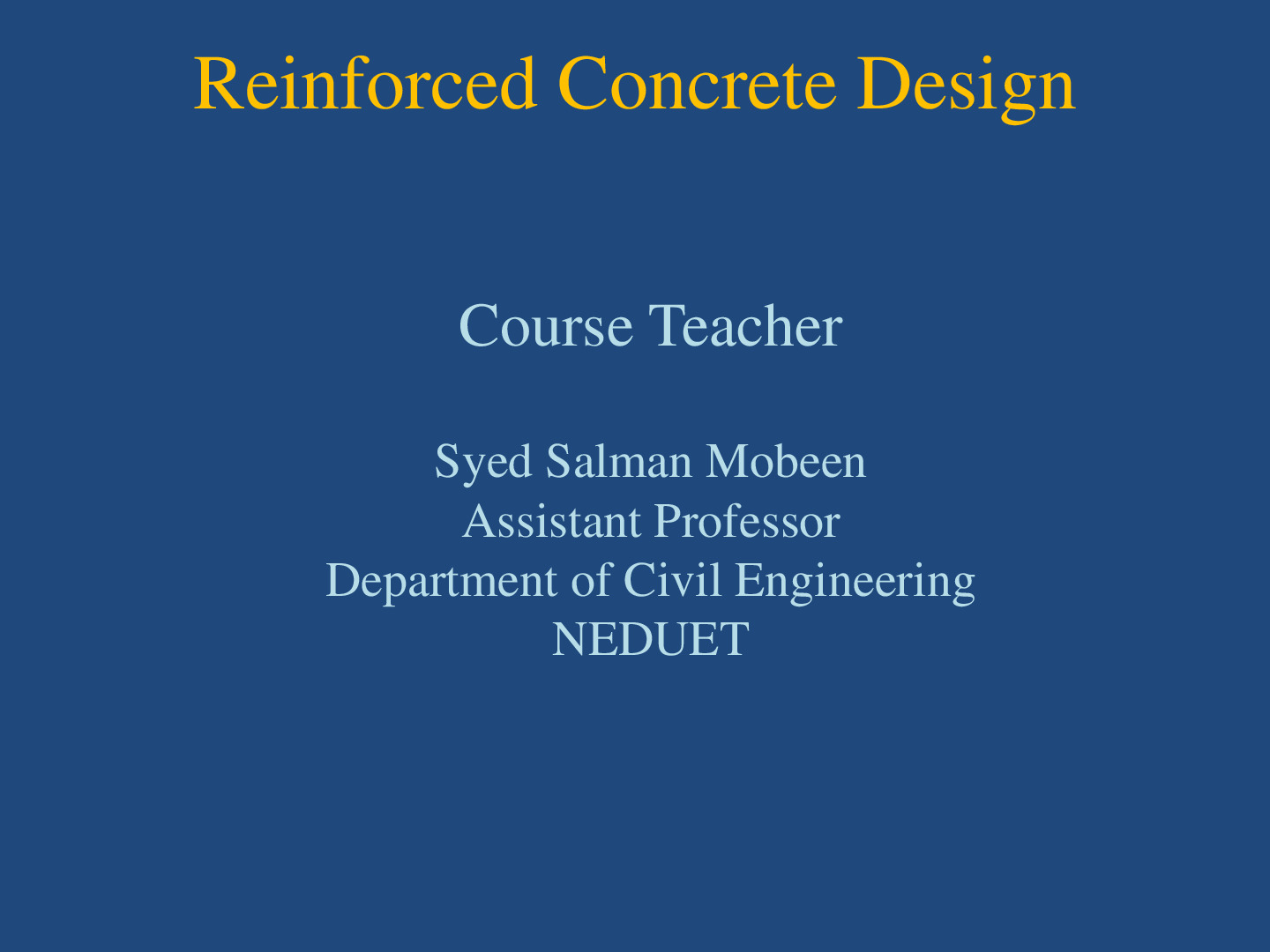 Reinforced Concrete Design - DocMerit