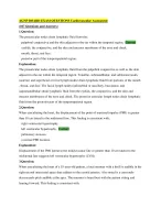 AGNP BOARD EXAM QUESTIONS Cardiovascular Assessment (107 Questions and ...