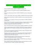 HOSA BOWL STUDY GUIDE QUESTIONS WITH CORRECT ANSWERS - DocMerit