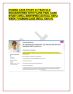 IHUMAN CASE STUDY 33 YEAR OLD ENCOUNTERED WITH FLANK PAIN CASE STUDY ...